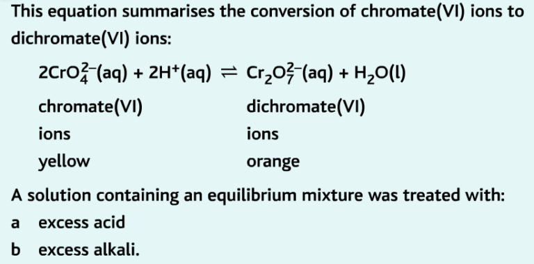 Concepts of Dynamic equilibrium or chemical equilibrium in IAL Chemistry