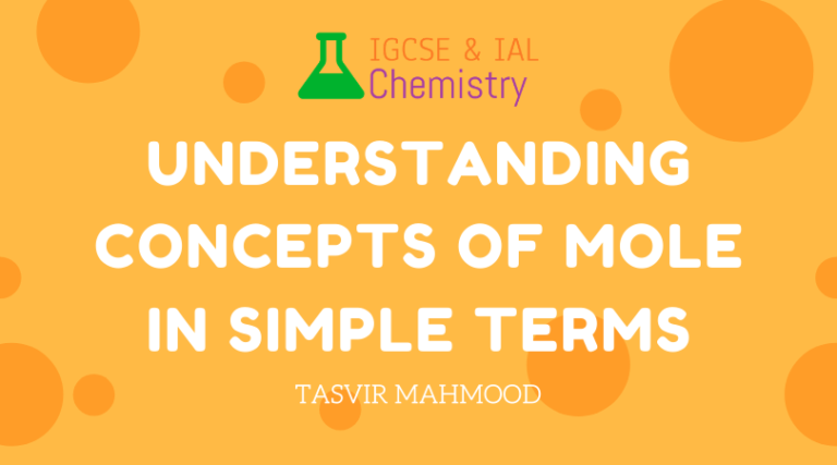IAL Chemistry: Concepts of Mole notes - IGCSE And IAL Chemistry